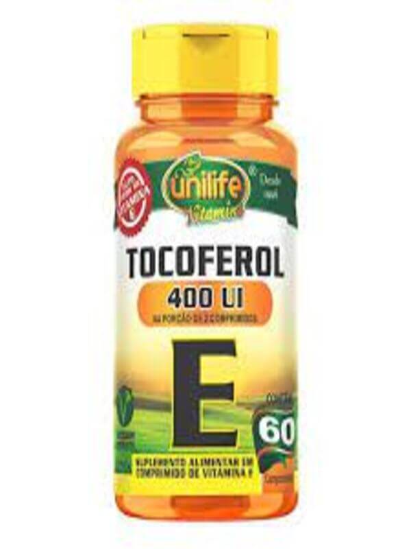 Vitamina e Tocoferol Unilife 60 cápsulas - Alecrim Dourado